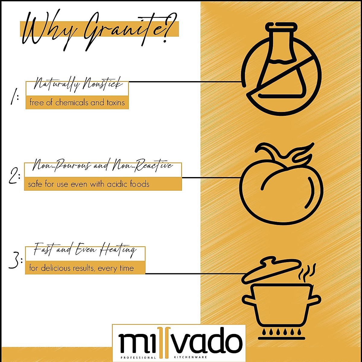 Millvado Roasting Pan With Lid, Thanksgiving Turkey Roaster Pan, Extra Large 20 lb Capacity, 19" Granite Oven Roaster Oval Shaped Speckled Enamel on Steel Cookware