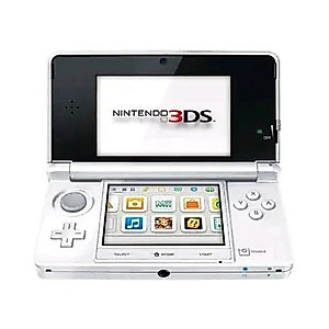 White-3DS console （USED）Handheld game console