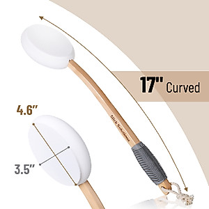 Slick- Lotion Applicator, 17 inch, Applicators for Your Back, Back Applicator Lotion, Certified Organic, Easy Reach Washable, Applicators, Self Tanner For All Skin Tone