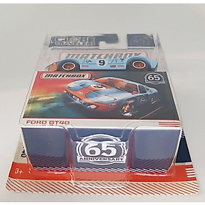 Matchbox Globe Travelers Blue Ford GT40 65TH Anniversary