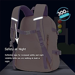 QENIN Cute Backpack Bunny Backpack Kawaii Backpack Waterproof Laptop Backpack（Purple，M）