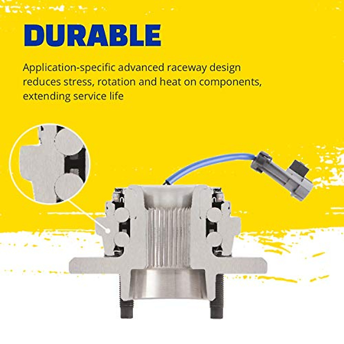 MOOG 515136 Wheel Bearing and Hub Assembly for Chrysler Town & Country