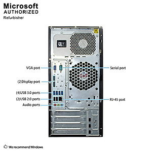 Lenovo ThinkStation P310 Tower Desktop PC, Intel Quad Core i7 6700 up to 4.0GHz, 16G DDR4, 1T SSD + 3T HDD, WiFi, BT 4.0, DVD, Windows 10 Pro 64-Multi-Language Support English/Spanish/French (Renewed)
