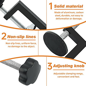 4 PCS Outdoor Furniture Clips, Adjustable Patio Furniture Clips Sectional Couch Connectors Clips to Hold Wicker Furniture Together, Wicker Furniture Fasteners Clips Sectional Connector