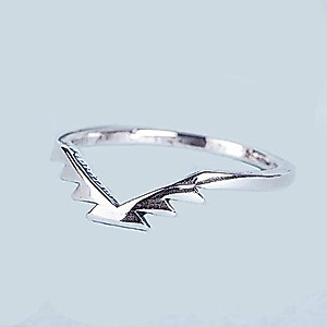 Turquoise Skies TSKIES Skyweaver: Stacker Ring Set (sterling-silver, 9)