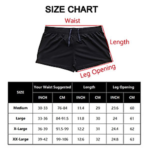 Muscle Alive Mens Bodybuilding Shorts 3" Inseam Cotton Size M Yellow