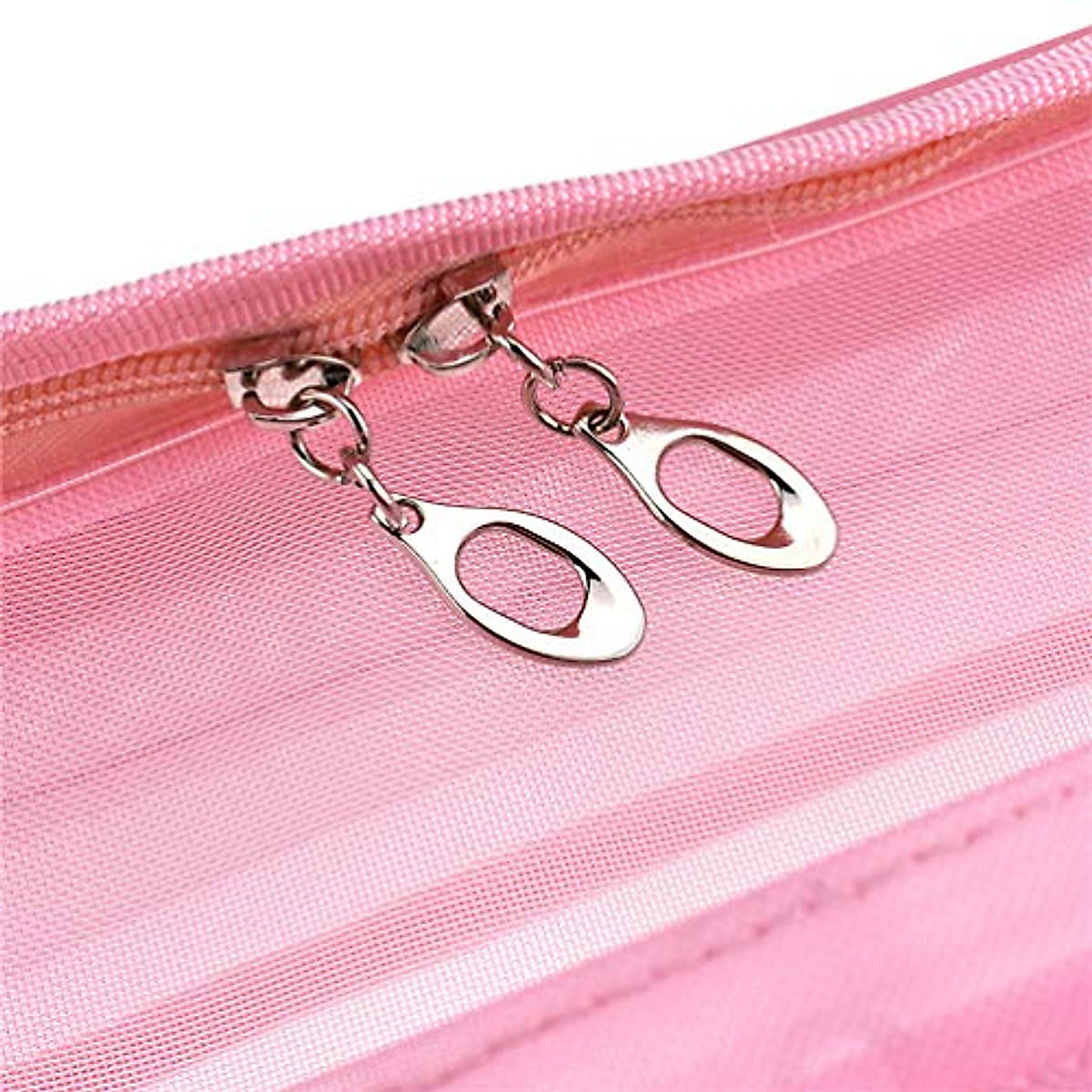 HEALLILY Knitting Bags Nylon High Capacity Mesh with Zipper Yarn Tote Holder Organizer Storage Case for Sewing Carrying Knitting Needles Crochet