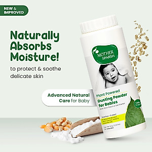 Mother Sparsh Talc-Free Natural Dusting Powder for Babies, 100 g (Pack of 2)