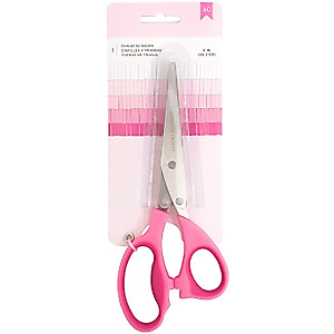 American Crafts 8 Inch Pink Fringe Scissors