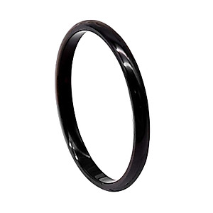 SEniutarm Engagement Love Rings Wedding Bands Couple Fashion Plating Titanium Steel Finger Ring Party Jewelry Accessory Gift for Women/Girl Finger Rings DIY Jewelry Gifts - Black Us10