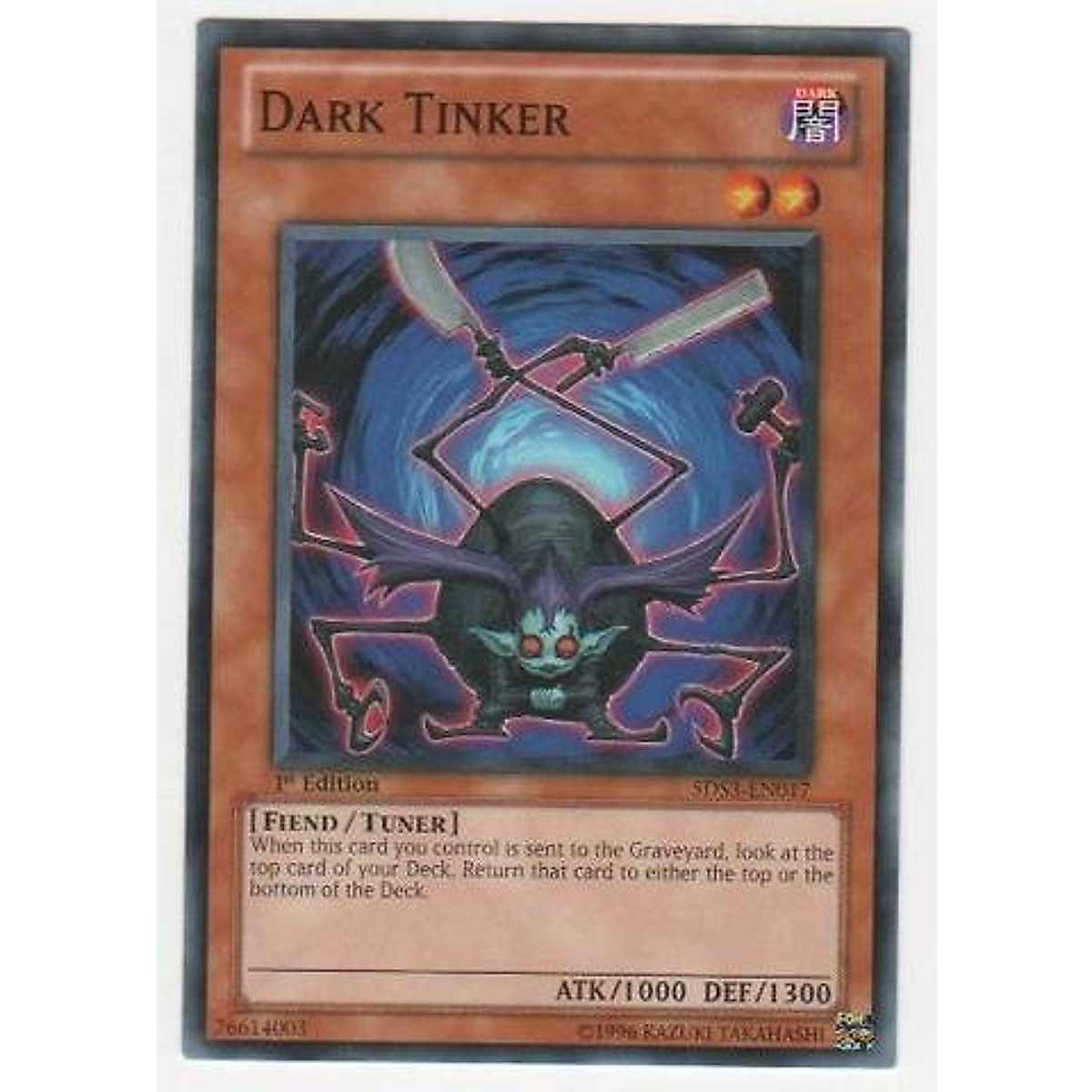 Yu-Gi-Oh! - Dark Tinker (5DS3-EN017) - Starter Deck: Duelist Toolbox - 1st Edition - Common