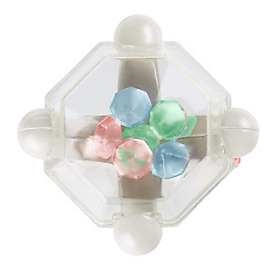 Fisher-Price Rock ‘n Rattle Teether Ring, Baby Rattle and Teething Toy