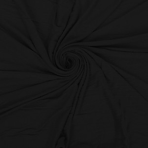 Piewag Hijab Scarf for Women Soft Cotton Muslim Jersey Hijab Head Wrap Scarves Fashion Long Scarf Shawls Black