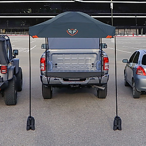 Rightline Gear Universal-Fit Truck Tailgate Portable Canopy Tent, 9.5 by 6 by 8.5 Feet,Blue