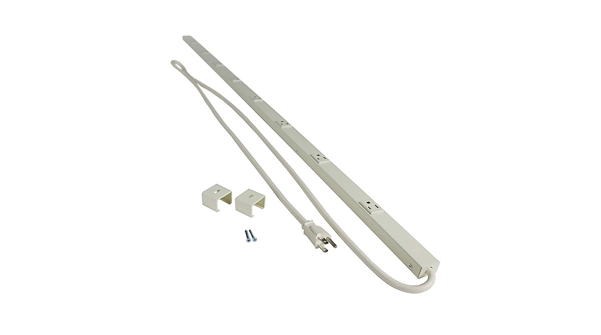 Wiremold PM48C Multi Outlet Strip - Ivory Power Solution