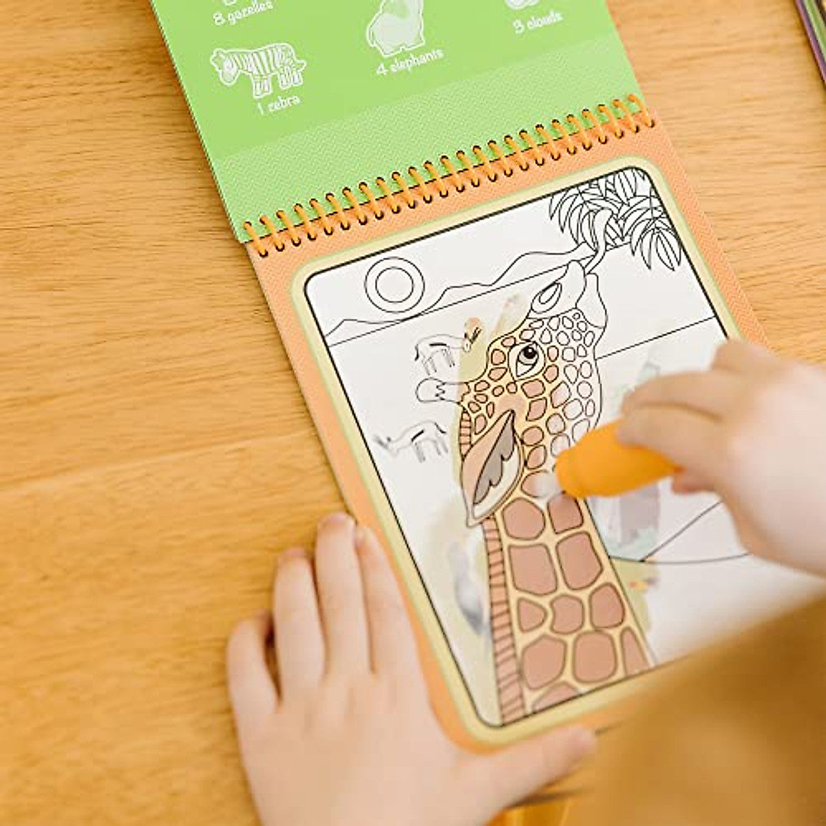 Melissa & Doug On the Go Water Wow! Reusable Water-Reveal Activity Pad - Vehicles - Stocking Stuffers, Mess Free Coloring Books For Toddlers Ages 3+, Travel Toys