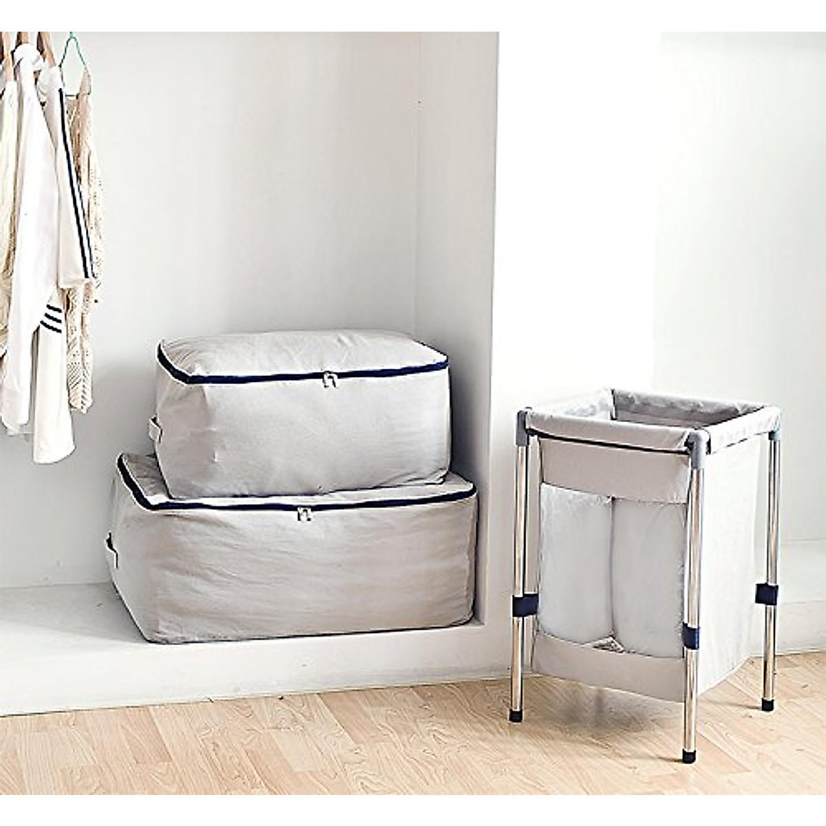 iwill CREATE PRO Big Size Soft Storage Bag, All Bulky Items, Washable, Gray