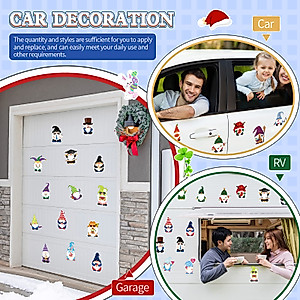 Xuhal 27 Pcs Holiday Magnets Seasonal Gnome Fridge Magnet Easter Patriotic Gnome Locker Decorations Graduation Kitchen Magnets for Refrigerator Magnetic Gnome Stickers for Garage Door Dishwasher Car
