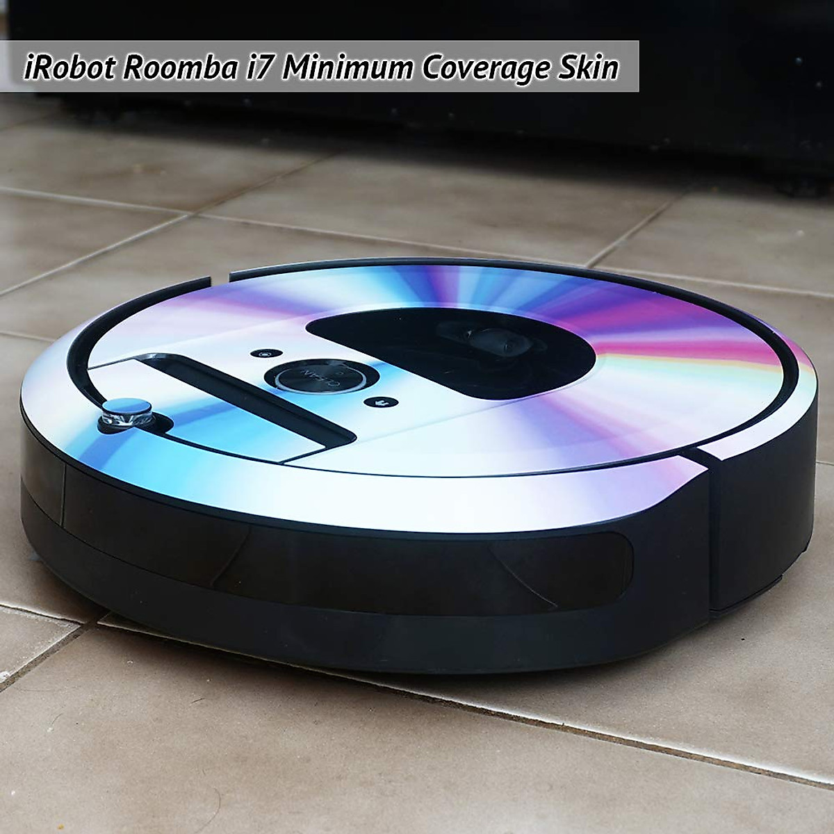 MightySkins Skin Compatible with Roomba i7+ Robot with Tower Coverage - Deep Space | Protective, Durable, and Unique Vinyl Decal wrap Cover | Easy to Apply, Remove | Made in The USA