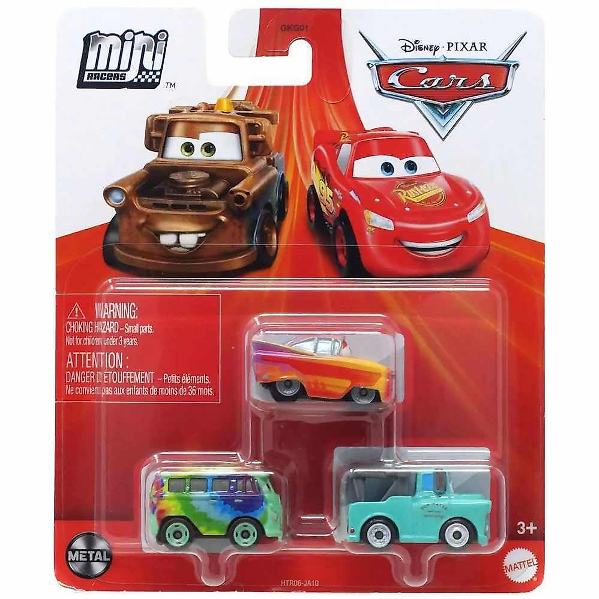 Disney Pixar Cars Mini Racers Mater - Fillmore Radiator - Springs Ramone 3 Pack Mini Cars