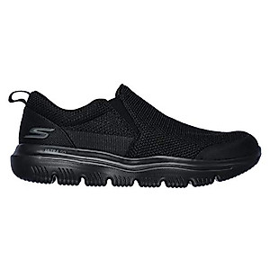 Skechers Men's GO Walk Evolution Ultra-Impeccable Sneaker, Black, 10 X-Wide