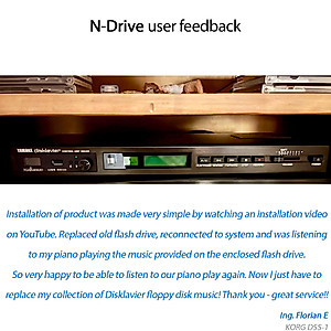 USB Emulator Nalbantov N-Drive eXtreme for Yamaha Disklavier DKC5R (MX80/MX85) and SX101R