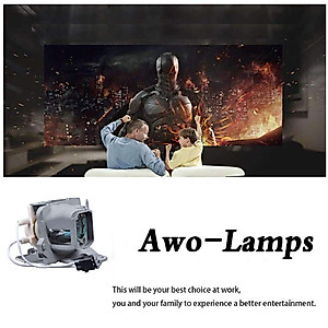 AWO Original UHP240W Lamp Bulb for BL-FP240E / SP.78V01GC01 with Housing for OPTOMA UHD300X UHD40 UHD400X UHD50 UHD51 UHD51/A UHD51A UHD550X UHD60 UHD65 Replacement Lamp