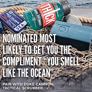 Duke Cannon Supply Co. Big Brick of Soap - Superior Grade, Large Men's Bar Soap, Limited Edition WWII Inspired Scents, Body Soap, Ocean, 10 oz