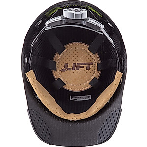 LIFT Safety DAX Fifty 50 Carbon Fiber Cap Style Hardhat ANSI Compliant 6 Point