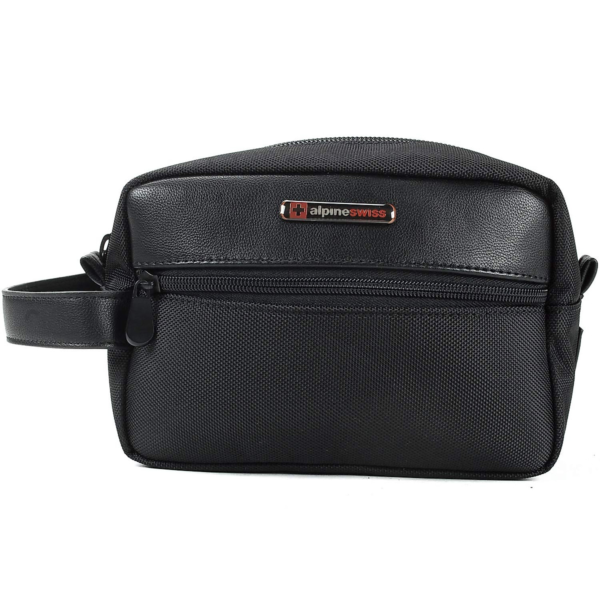 Alpine Swiss Hudson Travel Toiletry Bag Shaving Dopp Kit Case