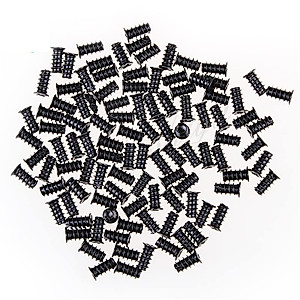 50Pcs M5*8Mm M5*10Mm M5*12Mm KB Computer PC Case Cooling Fan Mount Screw Heat Dissipation Screws Fixer m5x12mm Black Screw