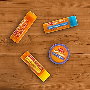 O'Keeffe's Unscented Lip Repair Lip Balm for Dry, Cracked Lips, Stick, (Pack of 3)