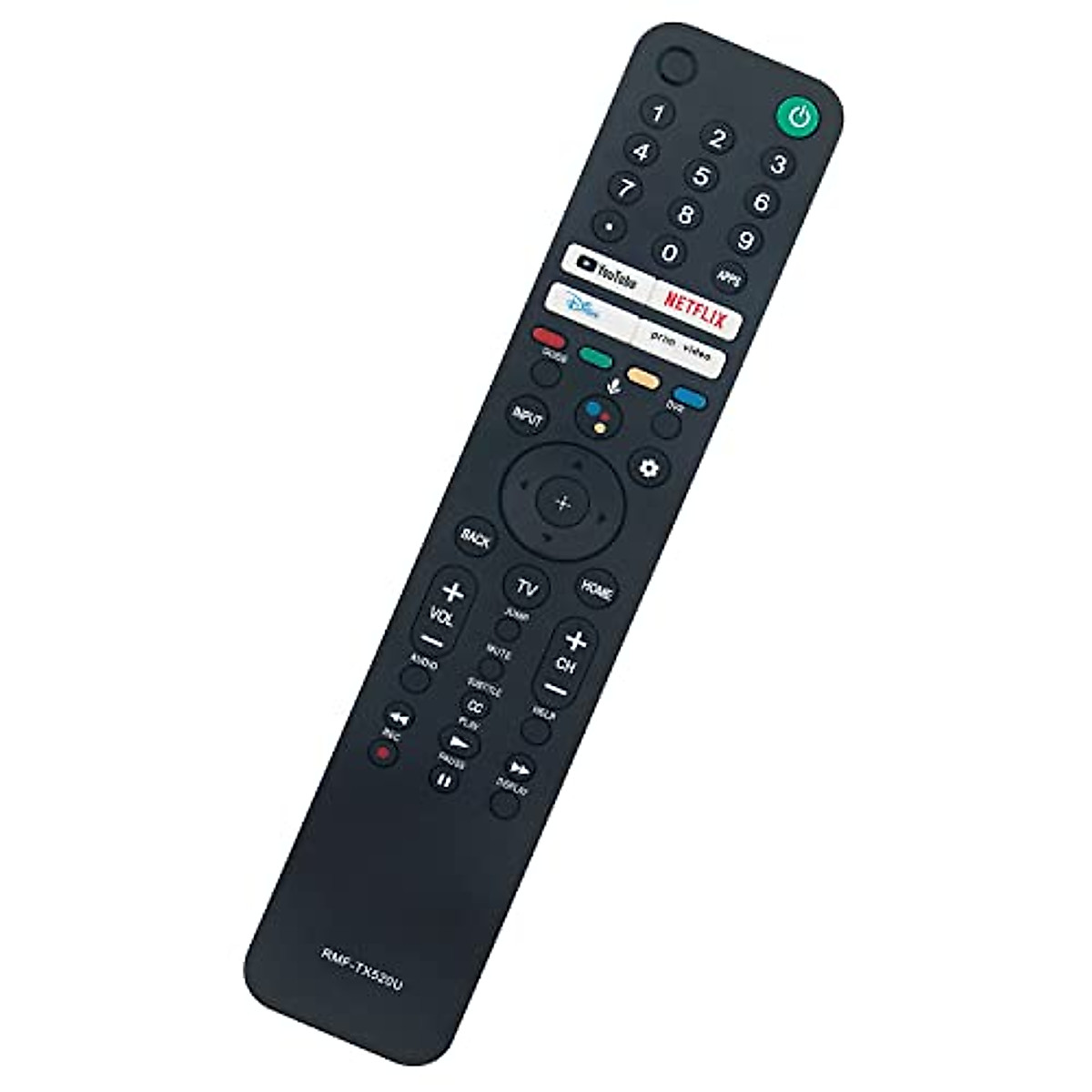 RMF-TX520U Replacement Voice Remote Applicable for Sony TV KD-43X80J KD-50X80J KD-55X80J KD-55X85J KD-65X80J KD-65X85J KD-75X85J XR-55A80J XR-55X90J XR-65A80J XR-65X90J XR-77A80J KD-75X80J KD-43X85J