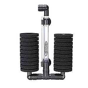 Aquapapa Pack of 2 Bio Sponge Filter for Fry Betta Shrimp Aquarium Fish Tank Up to 55 Gal ea. Double Sponges