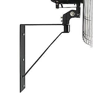 KEN BROWN 20 Inch Industrial Oscillating Wall Mount Fan 5500CFM,Heavy Duty,High Velocity,3- Speed,Black