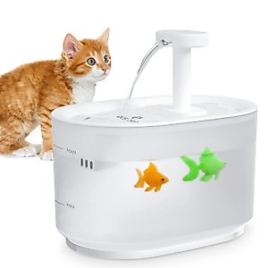 ELS PET Cat Water Fountain with Wireless Pump, 118 oz/3.5L Automatic Pet Water Fountain for Cats Inside, Auto Power Off Pump & Ultra Quiet Dog Water Dispenser, Easy to Clean/Safe/BPA-Free (3.5L/118oz)
