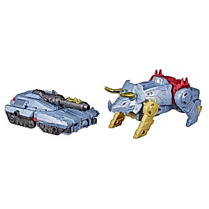 Transformers Bumblebee Cyberverse Adventures Dinobots Unite Toys Dino Combiners Slugtron 2-Pack Action Figures, Ages 6 and Up, 4.5-inch