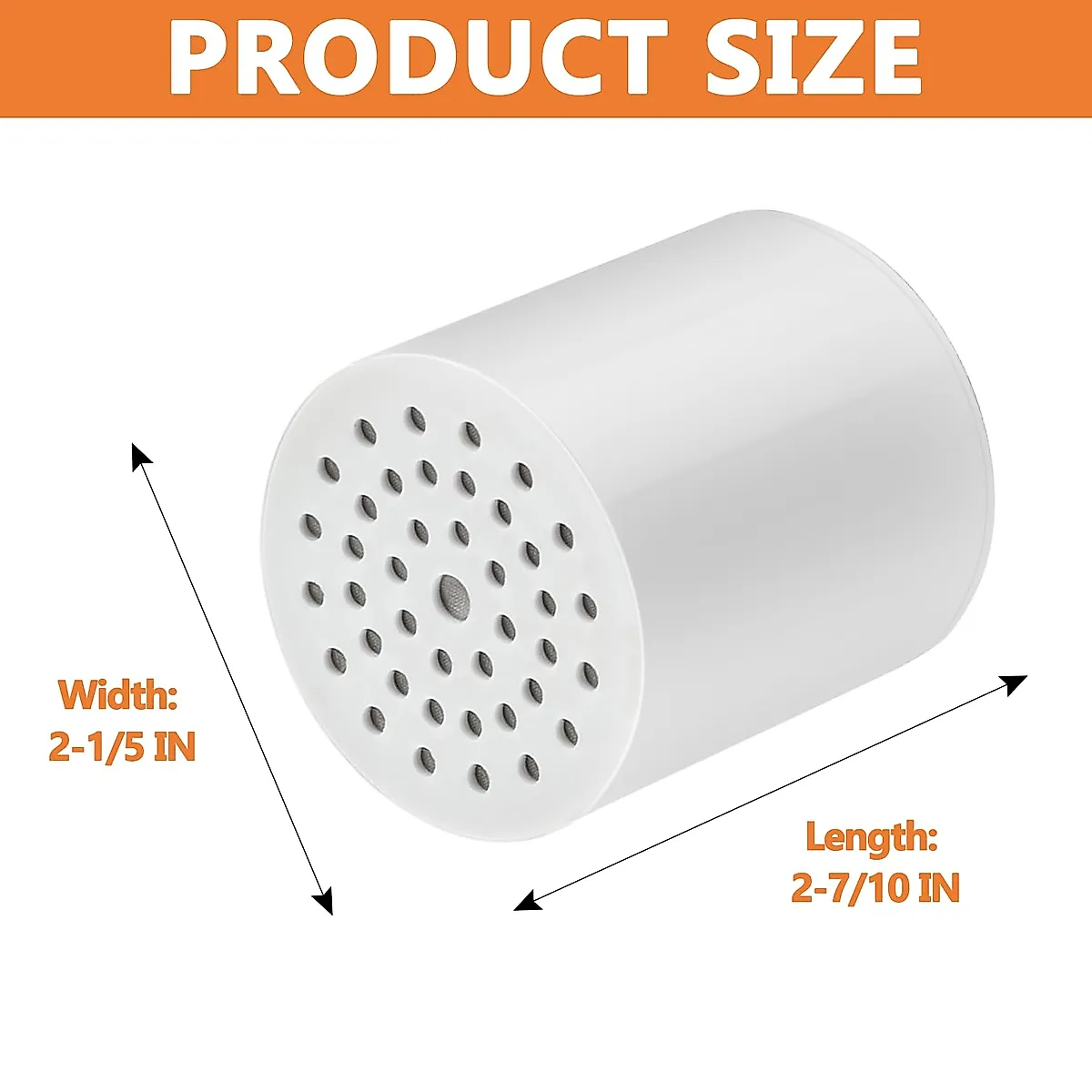 Cenipar 15 Stage Shower Filter Replacement Cartridge, High Output Shower Filter Cartridge Contain Vitamins C Shower Filter Refill Reduce Chlorine & Fluoride for Hard Water Improve Skin and Hair 4 Pack