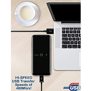 eFa Fast 15W Car Charger Works for Samsung SM-G930V with Adaptive Fast Charge 2.0 and MicroUSB Data Cable!