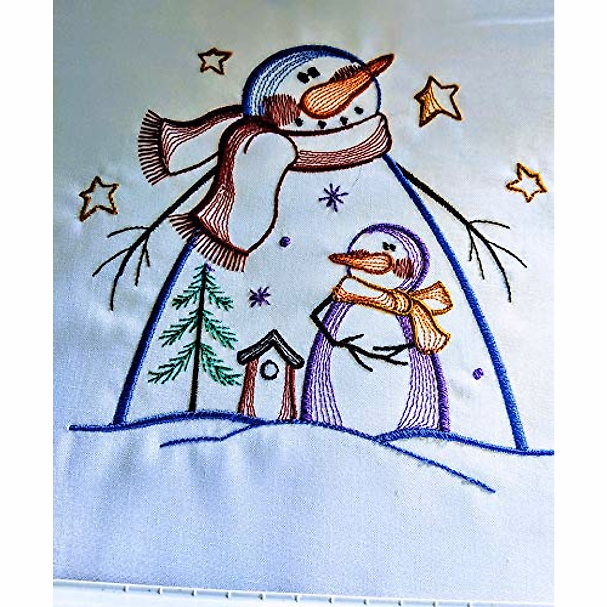 Quilt Kit Country Christmas/Pre Cut Ready to Sew/Finished Embroidery