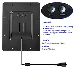 COODIA 660GPH Submersible Pump Pond Fountain with Inside Filter and RGB Colorful LED Light, Multiple Water Fountain Spray Nozzles Kit for Garden PondIndoor and Outdoor Landscape (SOLAER POWERED)