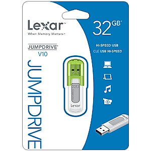 Lexar 32GB JumpDrive V10 32GB USB 2.0 White USB flash drive
