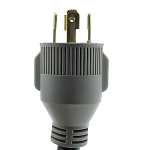 MPI Tools Nema L14-30P to 14-50R Generator Power Cord Pigtail Adapter 4 Wire 125/250v 18 Inches Long