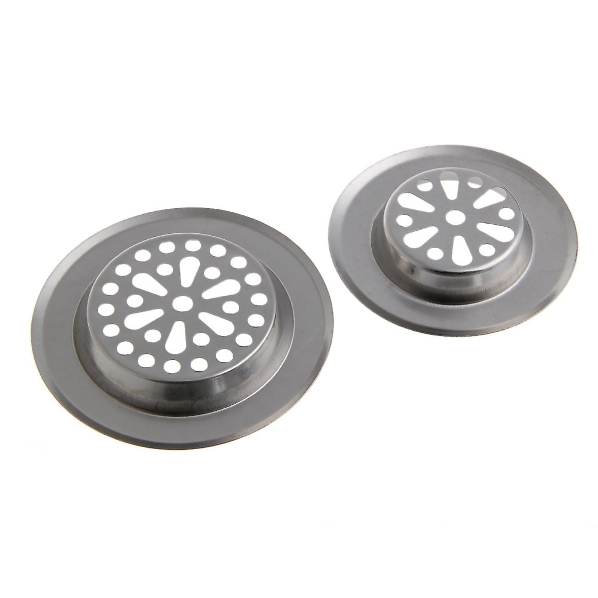 Stainless Steel Mesh Sink Strainer Kitchen Bath Hair Catcher Trap Drain Filter