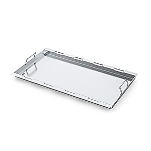 Stanbroil Stainless Steel Griddle Flat Top Gas Grill Griddle, 4-Burner Grill Accessories for Weber Genesis II, II LX and Genesis 2022 400 Series Gas Grills