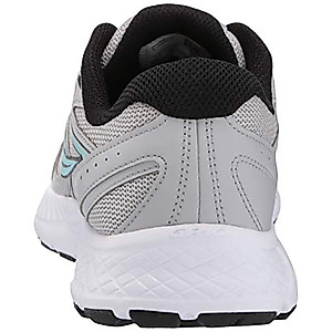 Saucony Women's Cohesion 13 Running Shoe, Grey/Black, 9