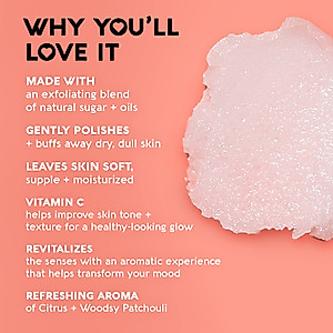 Nature's Beauty Orange Ginger Detox Body Scrub Multi-Pack - Gently Exfoliate, Awake & Cleanse Dull to Dry Skin, Made w/Vitamin C, Sunflower + Almond + Avocado Oils, 11.3 oz (2 Pack)