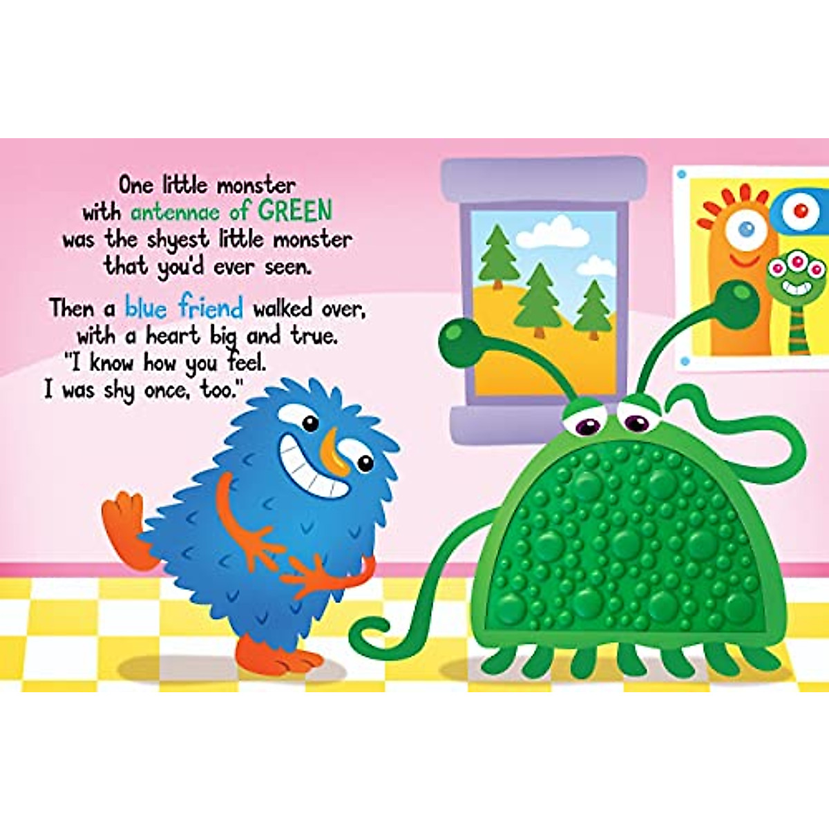 Kindness Monster - Silicone Touch and Feel Board Book - Sensory Board Book