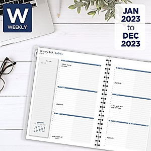 AT-A-GLANCE 2023 Weekly & Monthly Planner Refill, Outlink, Hourly Appointment Book, 8-1/2" x 11", Large, Spiral Bound (70200910)
