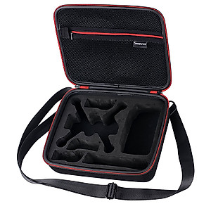 Smatree Carrying Case Compatible for DJI Spark Fly More Drone, 5.5L Hard Shell Travel Case for DJI Spark Drone,3 x Spark Intelligent Flight Batteries,Battery Charger,Remote Controller and Accessories